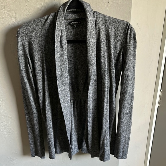 Express | Sweaters | Express Heather Gray Cardigan | Poshmark